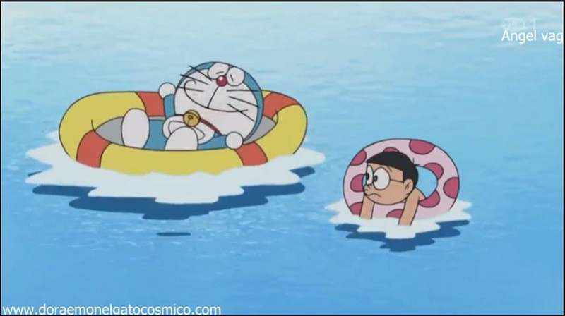 Una piscina en las nubes Doraemon Capitulo 186 | Capitulos Completos