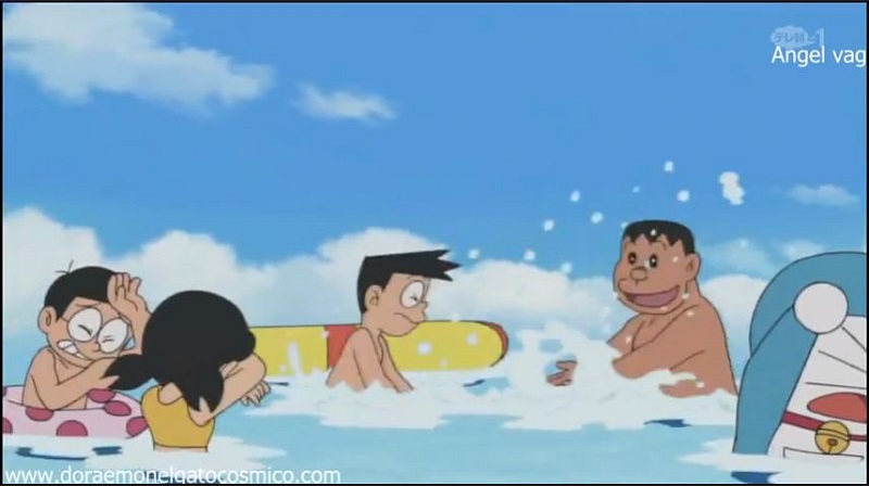 Una piscina en las nubes Doraemon Capitulo 186 | Capitulos Completos