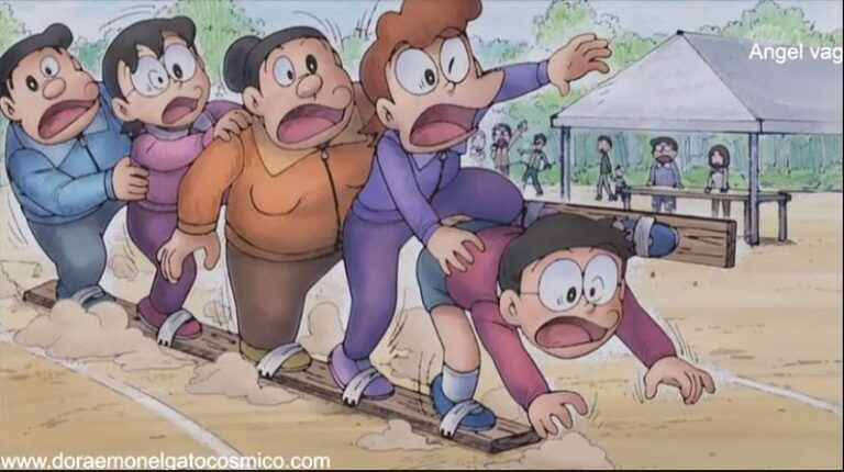 La entusiasta fiesta del deporte de Nobita Doraemon Capitulo 321